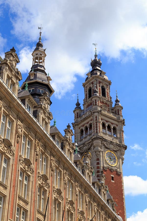 Lille Chamber of Commerce stock image. Image of historical - 96213771