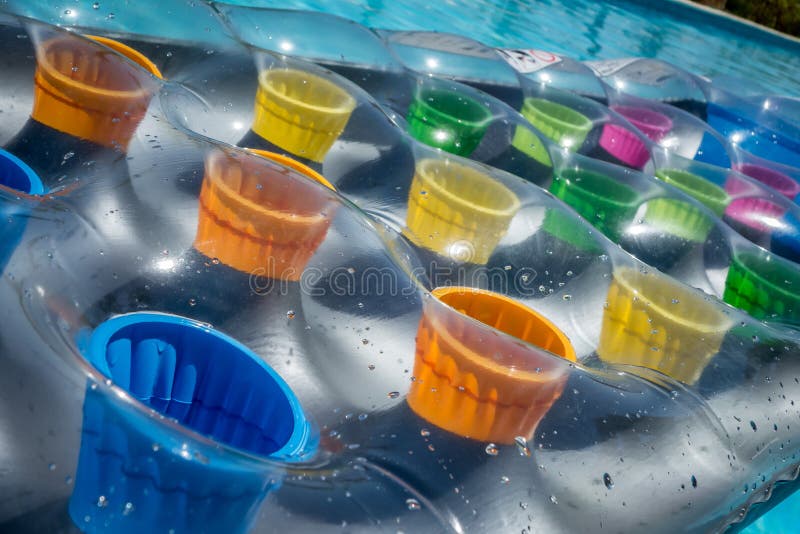 Lilo Inflatable Multi Color Stock Image - Image of water, multicolored ...