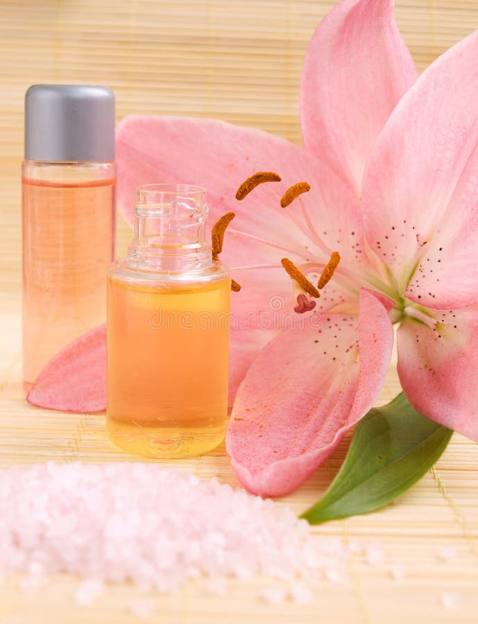Lily cosmetics stock image. Image of therapy, lifestyle - 20298763