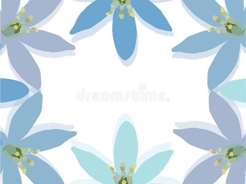Lily frame stock vector. Illustration of figure, bouquet - 13778022