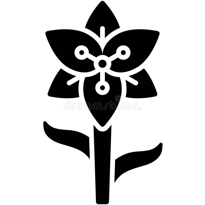 Lily Icon, Holy Week Related Vector Illustration Stock Vector ...