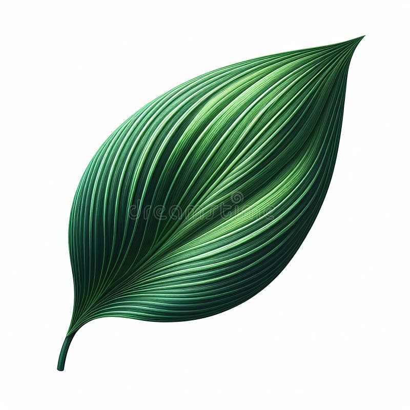 Lily Leaf Long and Lance Shaped with a Pointed Tip and Parall Stock ...
