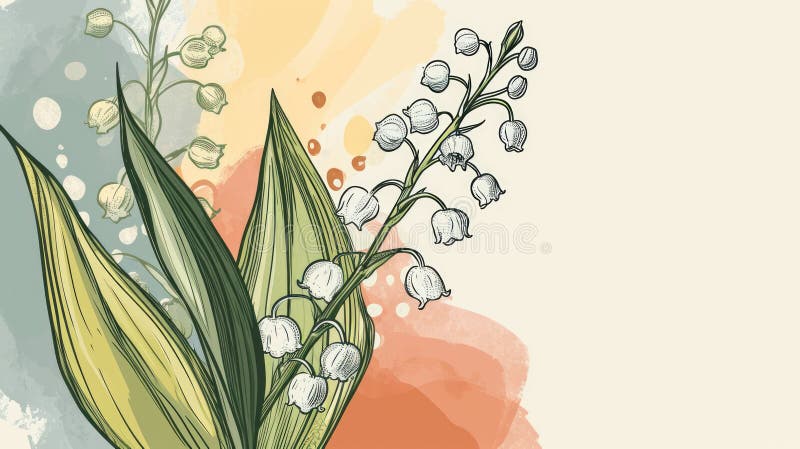 Lily of the Valley. Hand Drawn Sketch. Illustration Stock Illustration ... Lily of the Valley. Hand Drawn Sketch. Illustration Stock Illustration ...