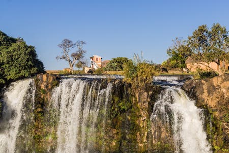 Lily waterfall stock photo. Image of jungle, beauty, highlands - 24396446