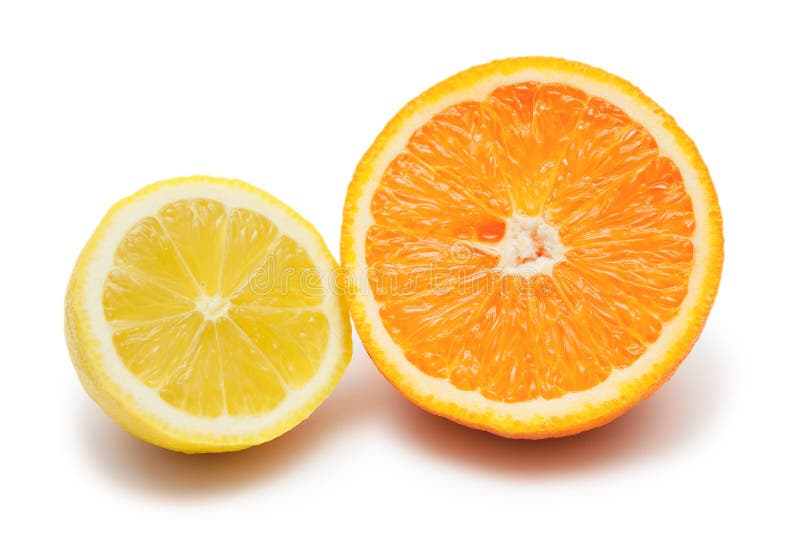 Fruta Alaranjada E Coa De Limão Do Limão Foto de Stock - Imagem de ...