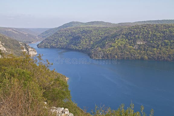 Lim Channel stock photo. Image of croatia, mediterranean - 25419586