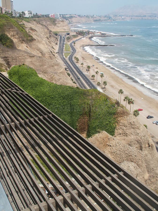 Lima Coast View stock image. Image of coast, ocean, city - 48216439