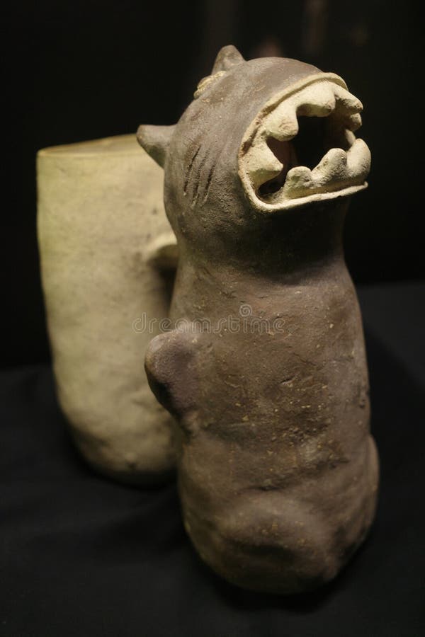 Lima, Peru - Dec 3, 2023: Ancient Pre-Inca Ceramics on Display at the ...