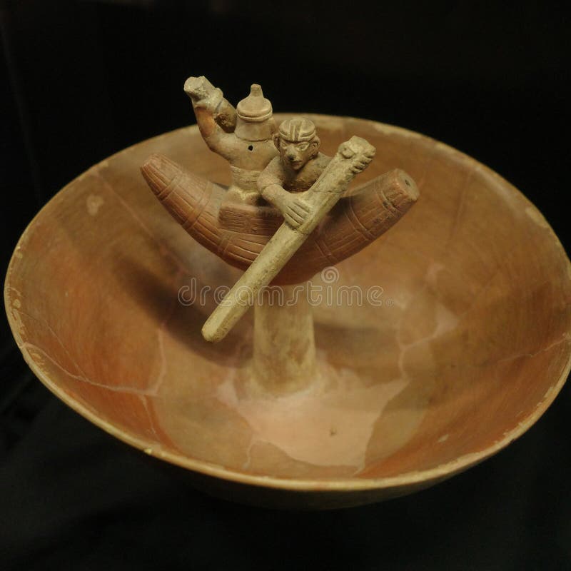Lima, Peru - Dec 3, 2023: Ancient Pre-Inca Ceramics on Display at the ...
