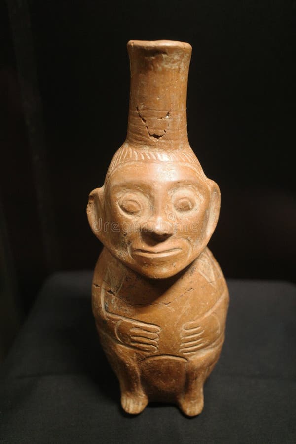 Lima, Peru - Dec 3, 2023: Ancient Pre-Inca Ceramics on Display at the ...