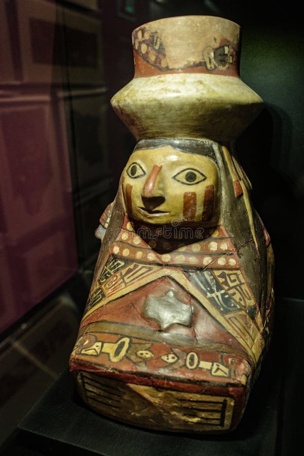 Lima, Peru - Dec 3, 2023: Ancient Pre-Inca Textiles on Display at the ...