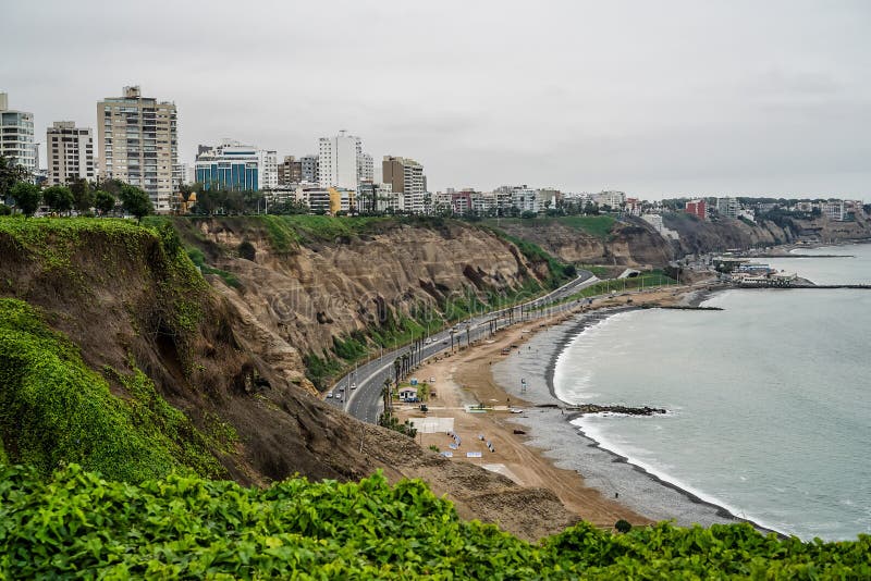 Lima, Peru stock photo. Image of america, coastline - 168067128
