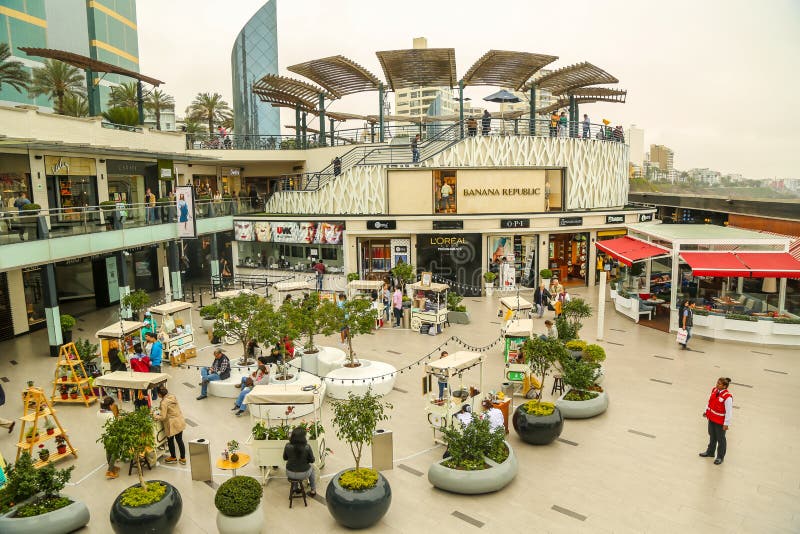 Larcomar Shopping Mall in Miraflores, Lima, Peru Editorial Photography ...