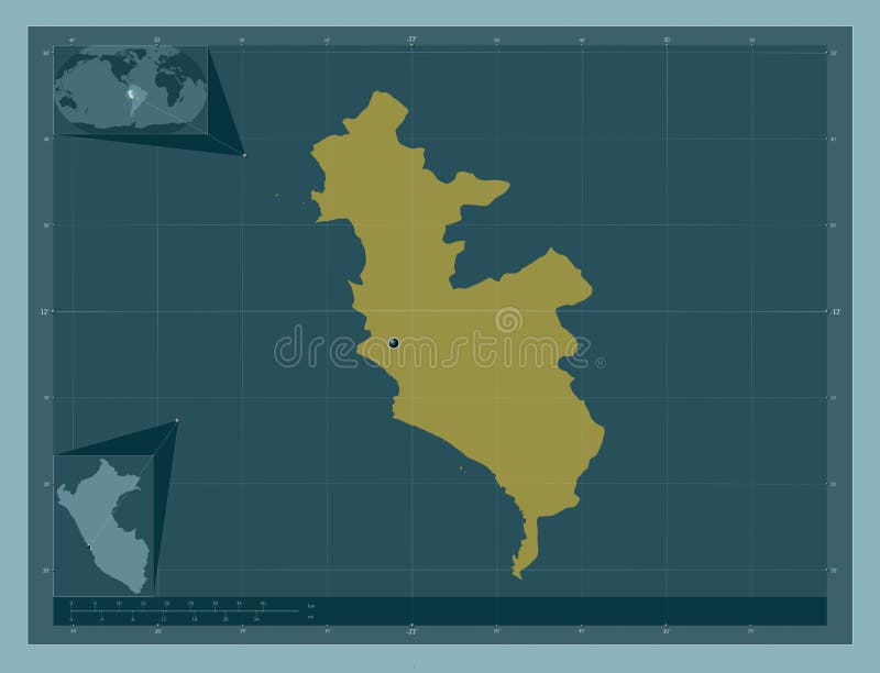 Lima Province, Peru. Solid. Capital Stock Illustration - Illustration ...