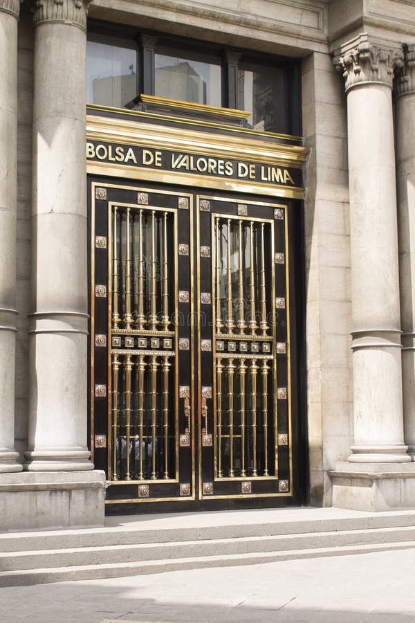 Lima Stock Exchange in Downtown Lima, Peru Editorial Stock Image ...