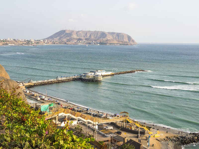 Lima Sunset editorial photo. Image of verde, beach, peru - 85158696