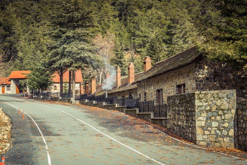 Limassol, Cyprus - DECEMBER 2016: Trooditissa Monastery Editorial Stock ...