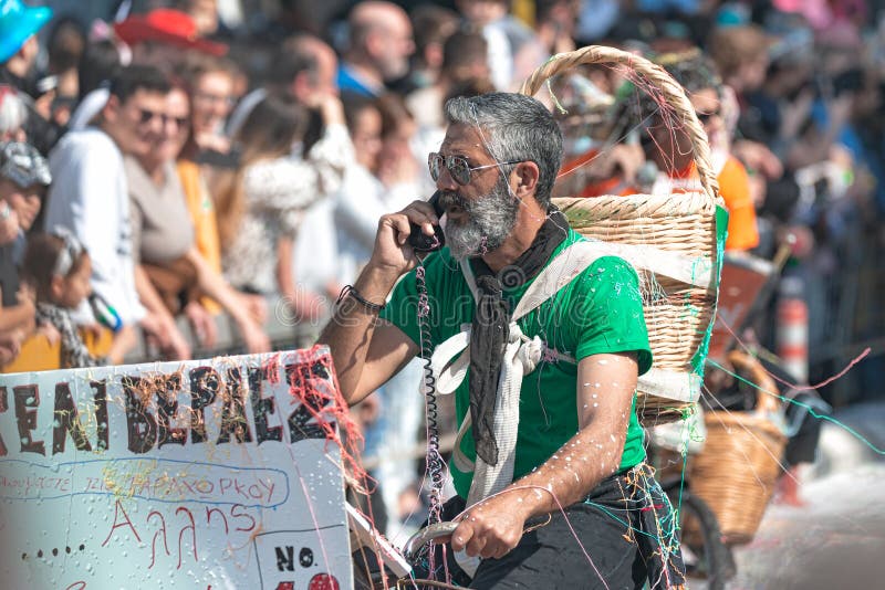 Limassol, Cyprus - March 26, 2023: Grand Parade at Limassol Carnival ...
