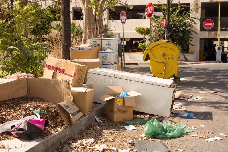 Garbage editorial stock image. Image of industrial, litter - 265413449