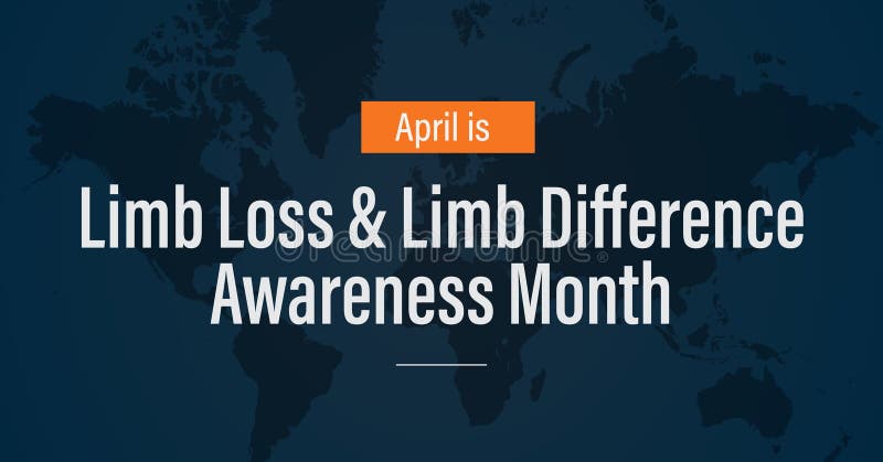 Limb Loss and Limb Difference Awareness Month Campaign Banner. Observed in April Stock Vector ...