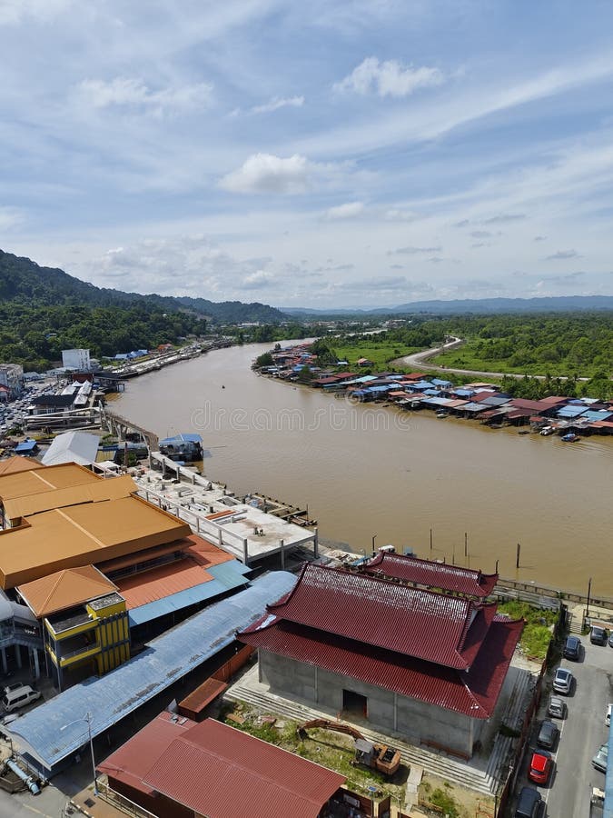 Limbang City from the Purnama Hotel Stock Image - Image of vacation ...