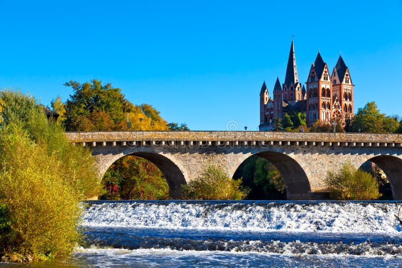 Gothic Dome in Limburg, Germany Stock Image - Image of buildings ...