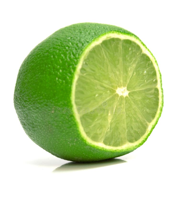 Lime stock photo. Image of lime, segment, isolated, citron - 7533548