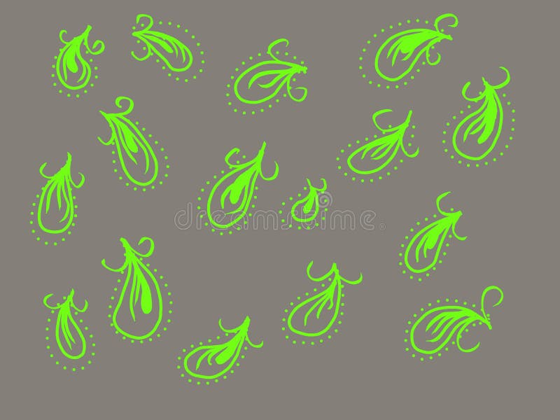 Lime Abstract Pattern on Gray Background Illustration Stock ...