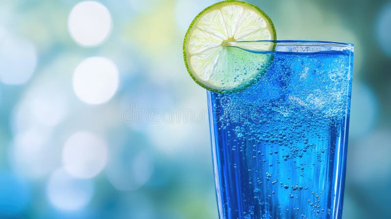 Lime blue liquid stock illustration. Illustration of vivid - 375785451