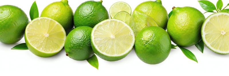 Lime border stock vector. Illustration of seamless, background - 41422879