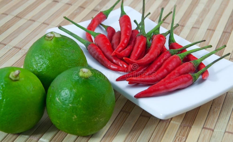 Lime and Chilli stock image. Image of chinese, spicy - 19207981