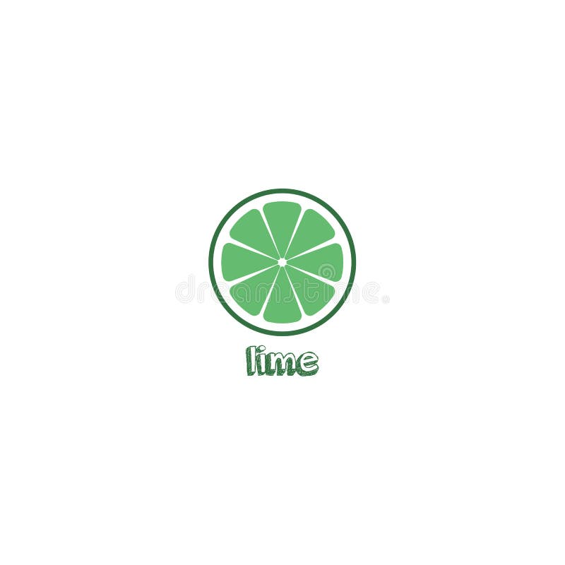 Lime Logo. Isolated Lime on White Background. EPS 10. Vector ...