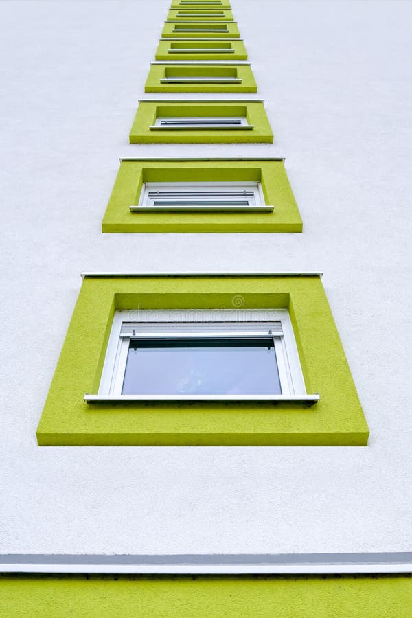 Lime colored Windows stock image. Image of repeat, contemporary - 78549759