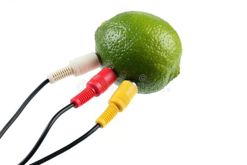 Lime connect stock image. Image of nature, fruit, electric - 13456501