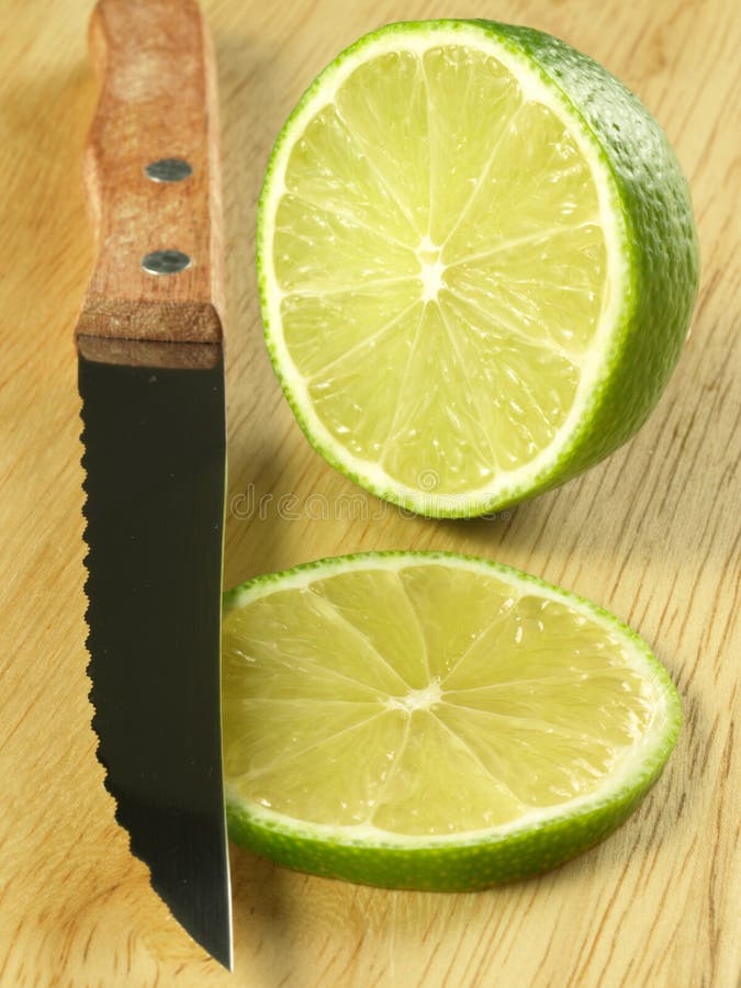 Lime cut in half stock photo. Image of dietary, vitamin - 25508122