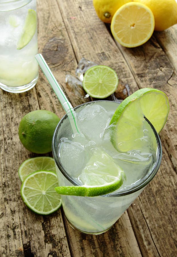 Lime drink with ice stock photo. Image of advertisement - 40038144