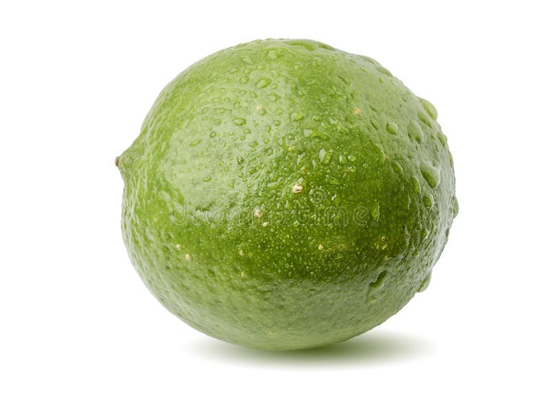 Lime fruit isolated stock photo. Image of fresh, shape - 93420666