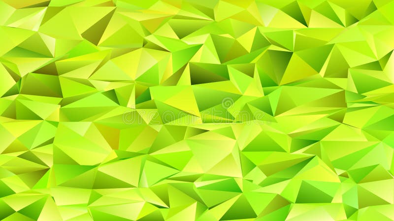 Lime Green Abstract Chaotic Triangle Pattern Background - Vector Mosaic ...