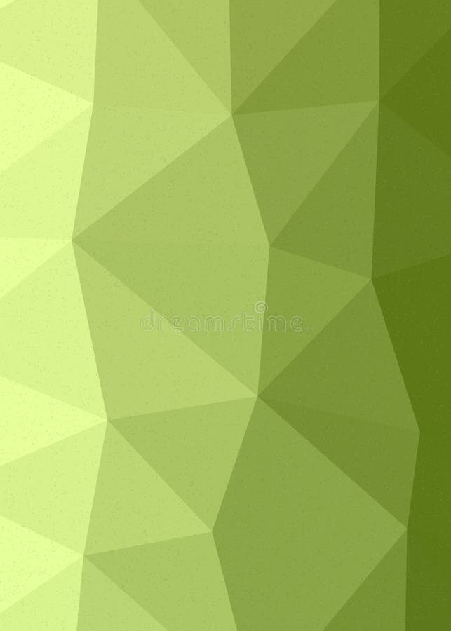 Lime Green Color Abstract Color Low-Polygones Generative Art Background ...