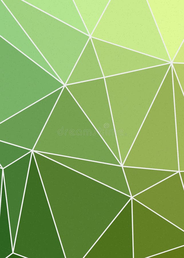 Lime Green Color Abstract Color Low-Polygones Generative Art Background ...