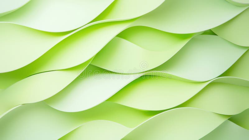 Lime Green Crumpled Paper Forms an Abstract Shape Geometric Background ...