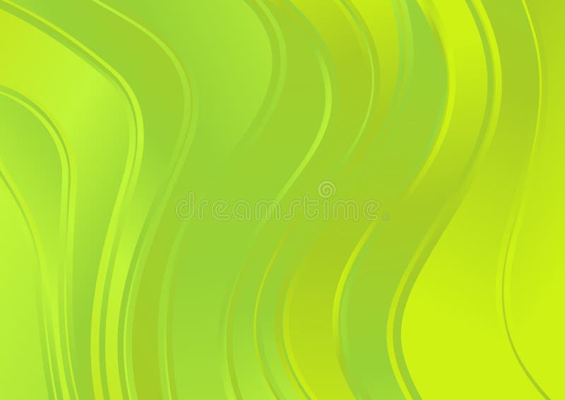 Lime Green Gradient Wave Background Vector Stock Vector - Illustration of template, backgrounds ...