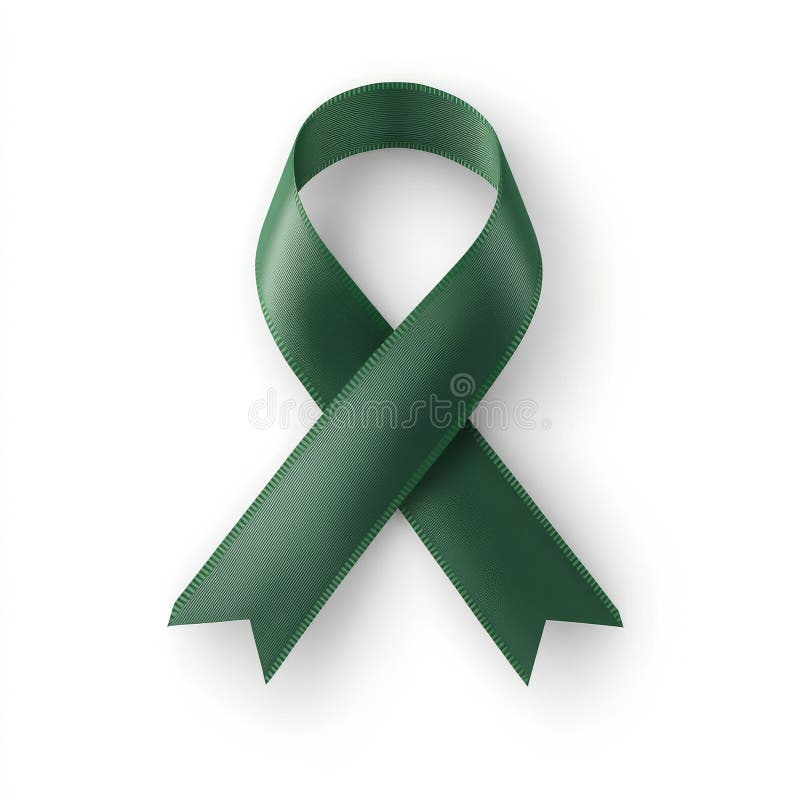 A Lime Green Lymphoma Ribbon Icon Serves As a Modern Symbol of ...