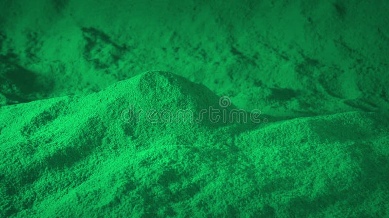 Lime Green Powder Material Circling Shot Stock Footage - Video of ...