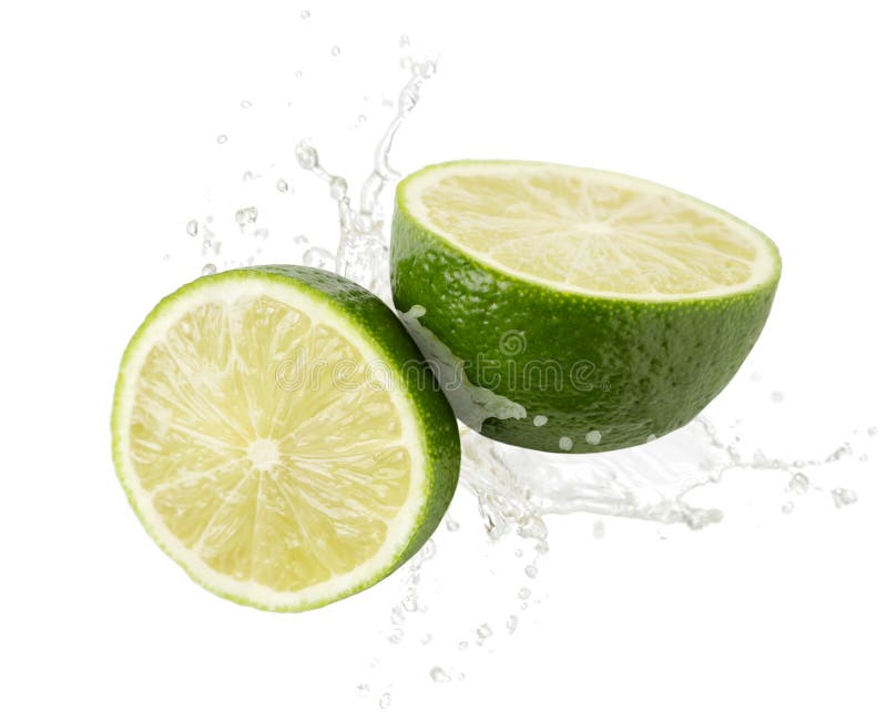 .Lime Cut in Half. Photos Close Up Stock Image - Image of food, fresh ...