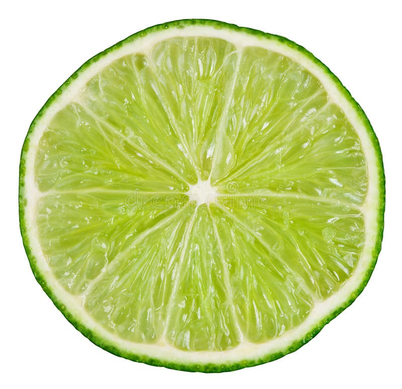 Lime slice isolated stock image. Image of fruit, citrus - 136790807