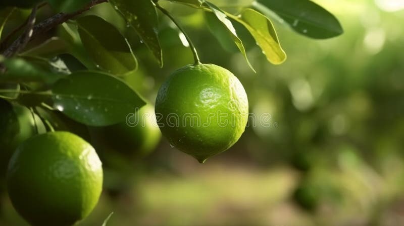 Lime juice on lime orchard stock illustration. Illustration of tomato ...