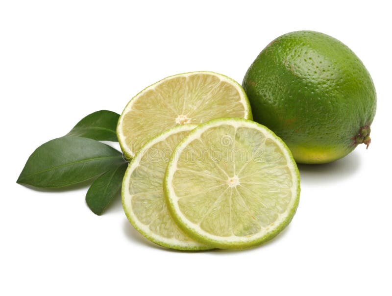 Lime and leaf stock photo. Image of juice, portion, closeup - 17062544