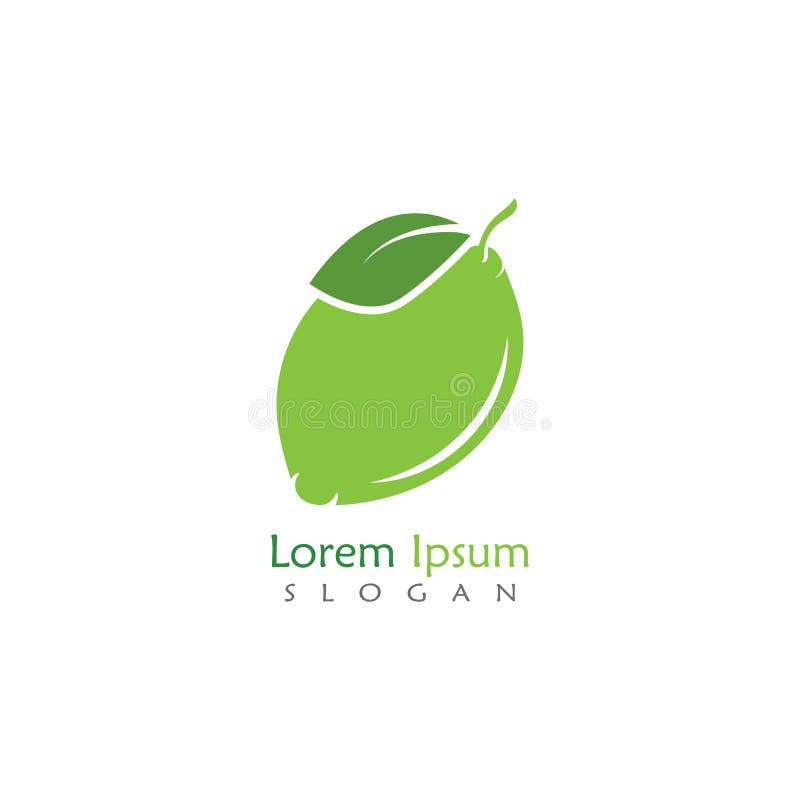 Lime Logo Design, Isolated Lime Creative Template Vector Stock ...