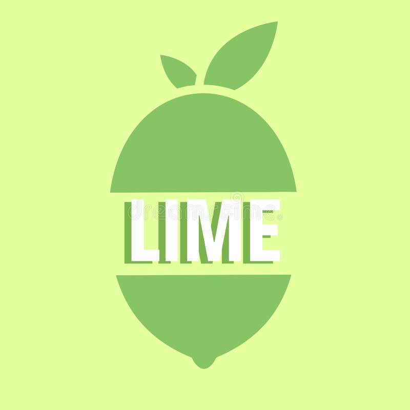 Lime logo design stock illustration. Illustration of lime - 254391400